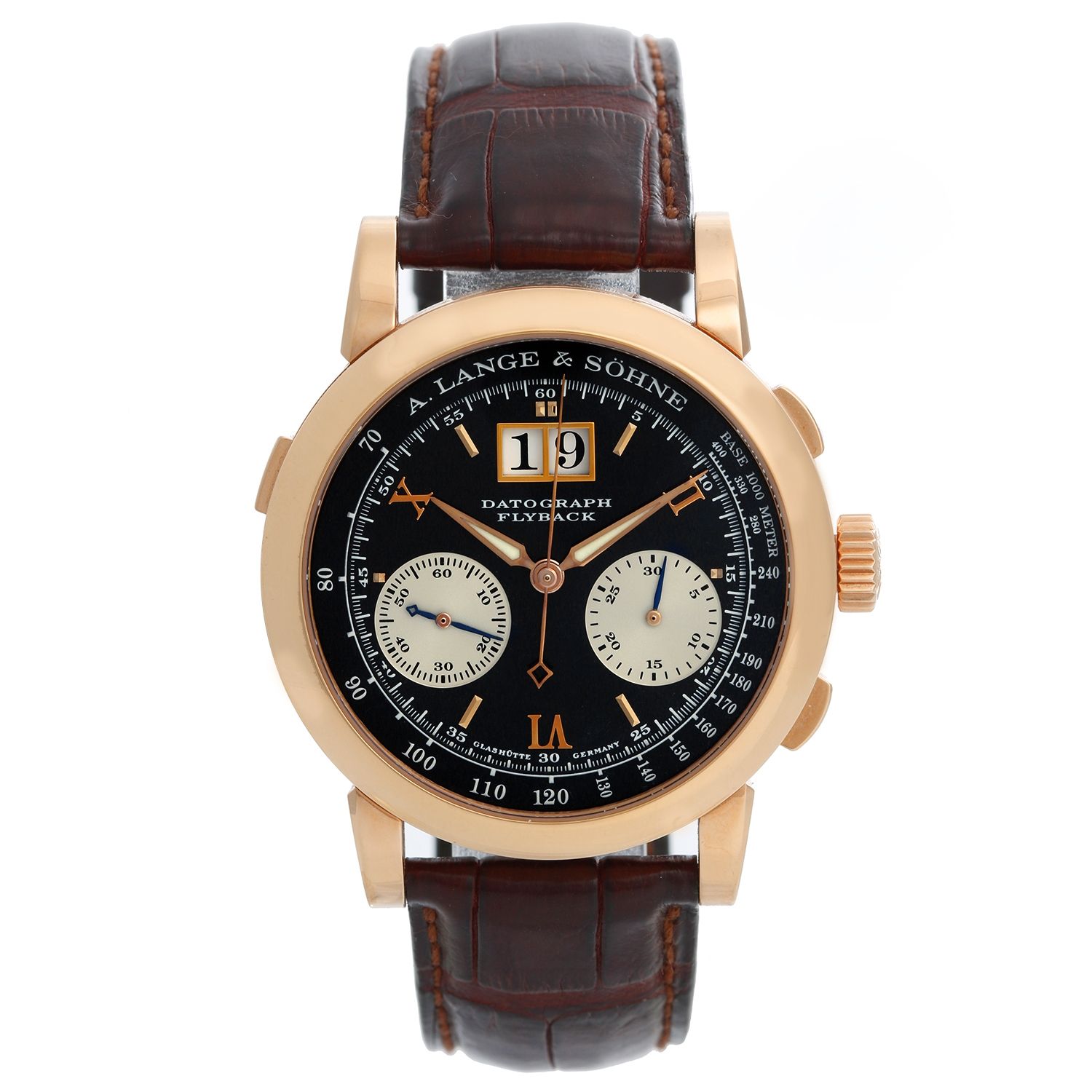 A. Lange & Sohne Datograph Flyback Rose Gold Men's Watch 403.032